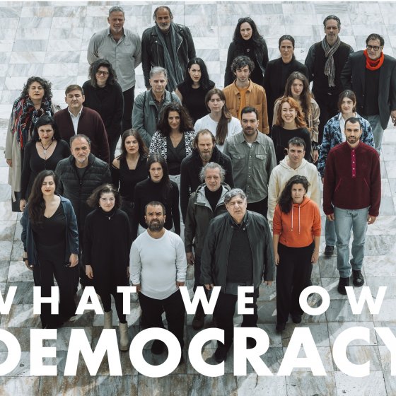 WHAT WE OWE DEMOCRACY|TI ΟΦΕΙΛΟΥΜΕ ΣΤΗ ΔΗΜΟΚΡΑΤΙΑ - Δημοτικό Θέατρο Πειραιά